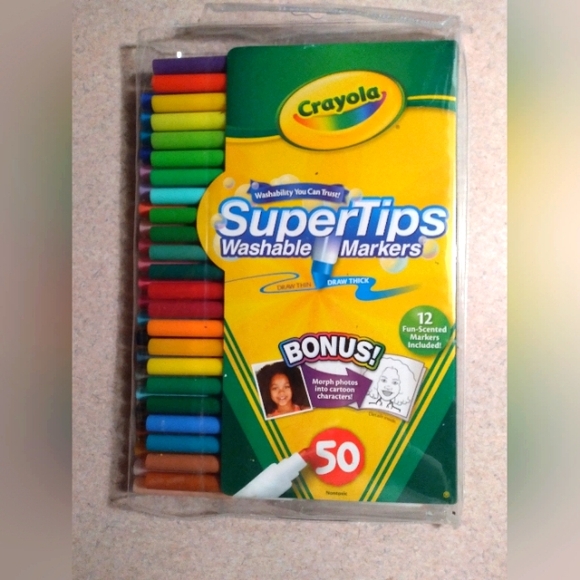 Crayola | Office | Crayola Supertips Washable Markers | Poshmark